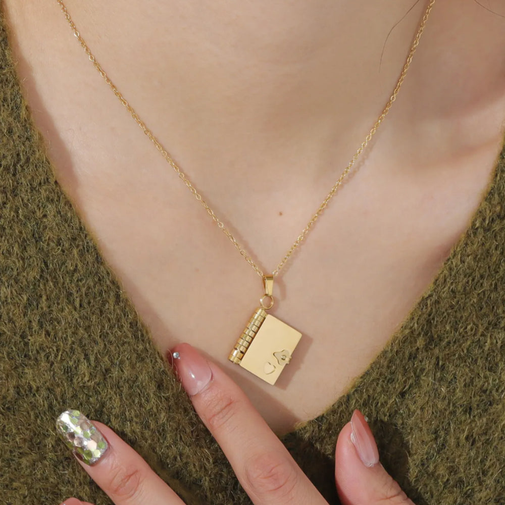 Heart Journal necklace – Jeph Design